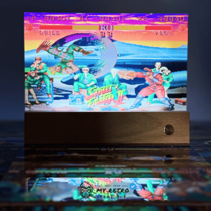 Acrylic Desktop Display – Street Fighter II Guile’s Stage