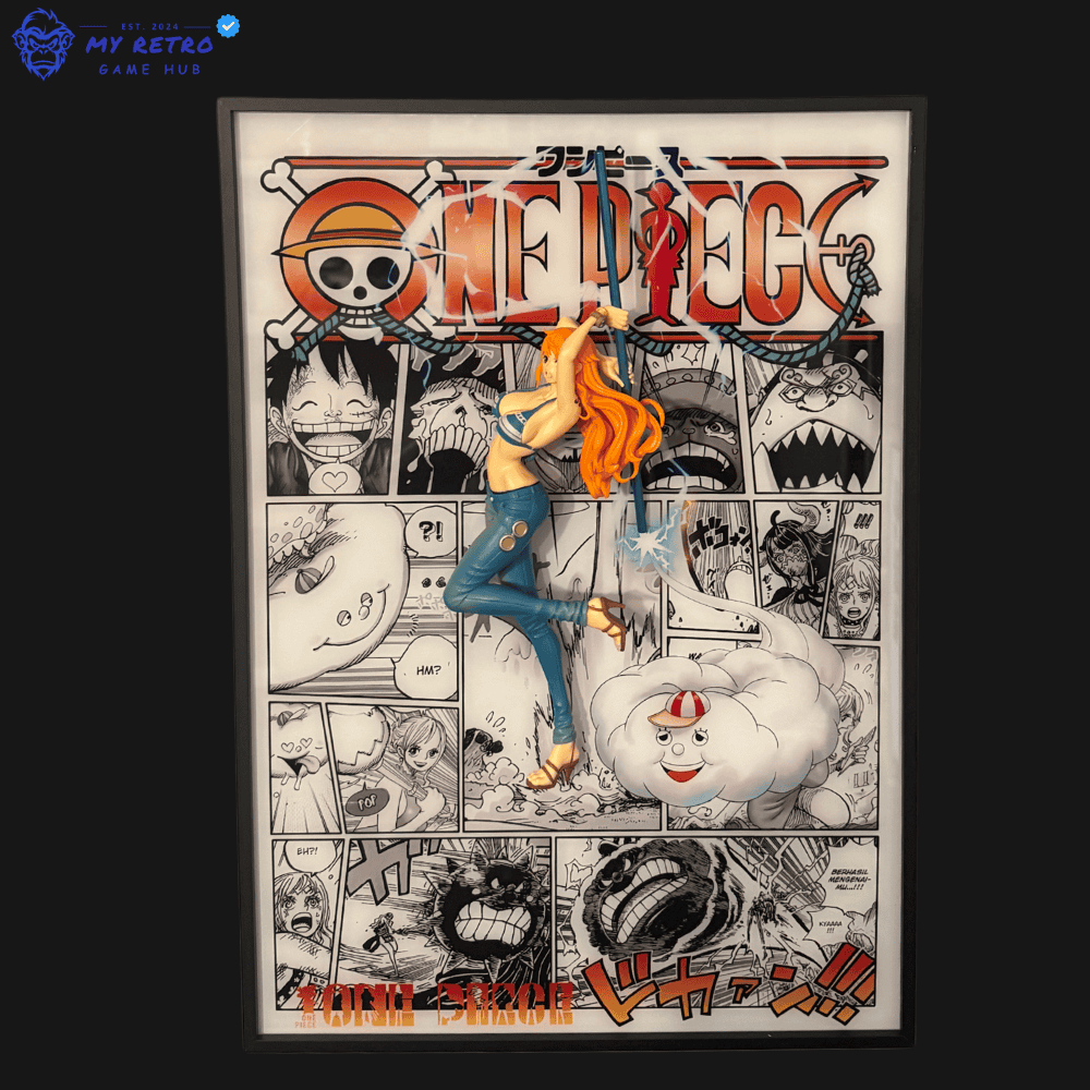 3D Light-Up Wall Art – One Piece Nami Thunderbolt Tempo